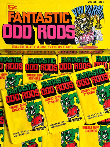 1973 Donruss Fantastic Odd Rods Unopened Wax Packs - Price for One Pack ...