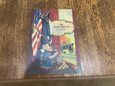 Vintage Wedgwood Inn Restaurant Menu Morristown New Jersey NJ 1960's ...