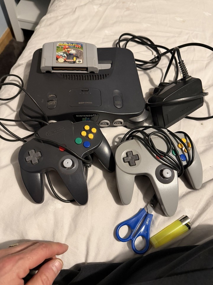 Nintendo 64 N64 Console with Box and Mario Kart | eBay UK