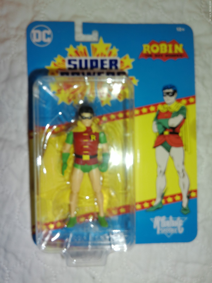 MCFARLANE DC SUPER POWERS ROBIN (3) YELLOW & BLACK CAPES & BOY WONDER ...