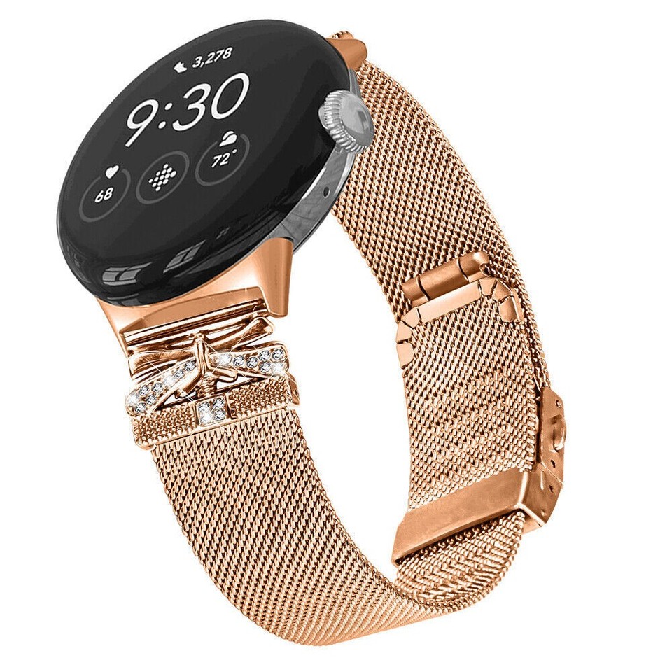 For Google Pixel 2 Stainless Steel Mesh Watch Band Strap Bracelet ...
