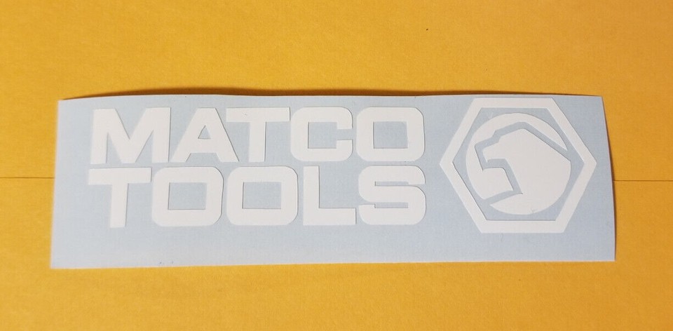 MATCO TOOLS decal Pick Size and Color race car tool box mechanic hot ...