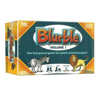 Blurble Volume 1 Strategy Fast Paced Card Game for 2 to 12 Players Ages ...