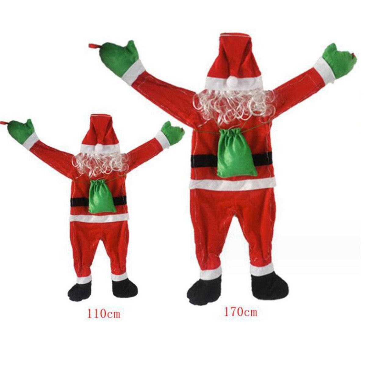 Life Size Santa And Mrs Santa Life Size Santa In Christmas Figurines