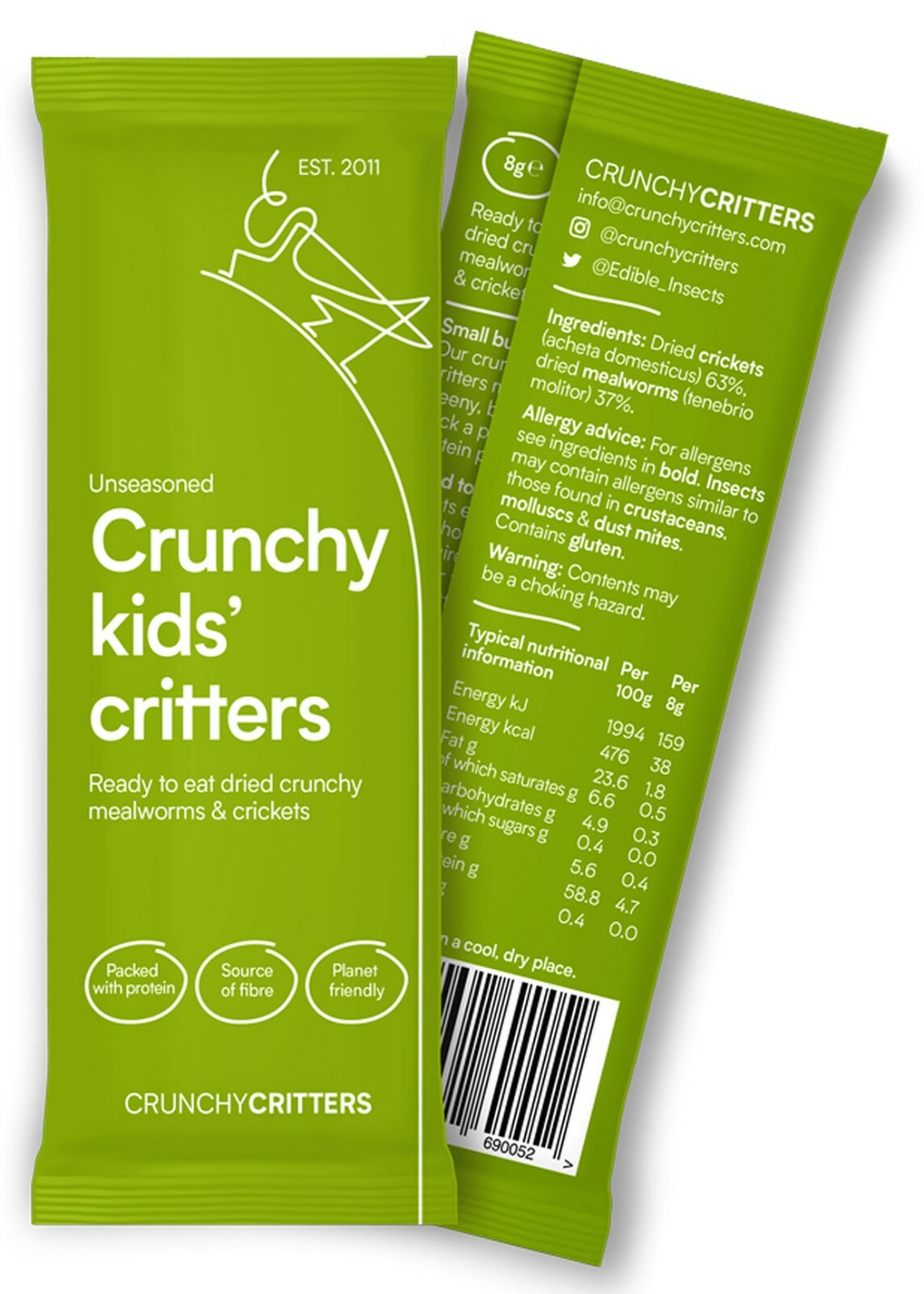 Crunchy Critters edible insects bugs Crunchy Kids' Critters x 2 packs ...