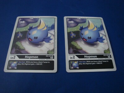 Digimon Hopmon EX2-005 U x 2 NM/M Digital Hazard | eBay