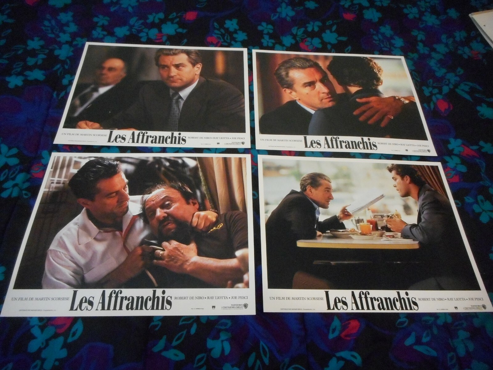 GOODFELLAS - ORIGINAL SET OF 8 FRENCH LOBBY CARDS - DENIRO/PESCI ...