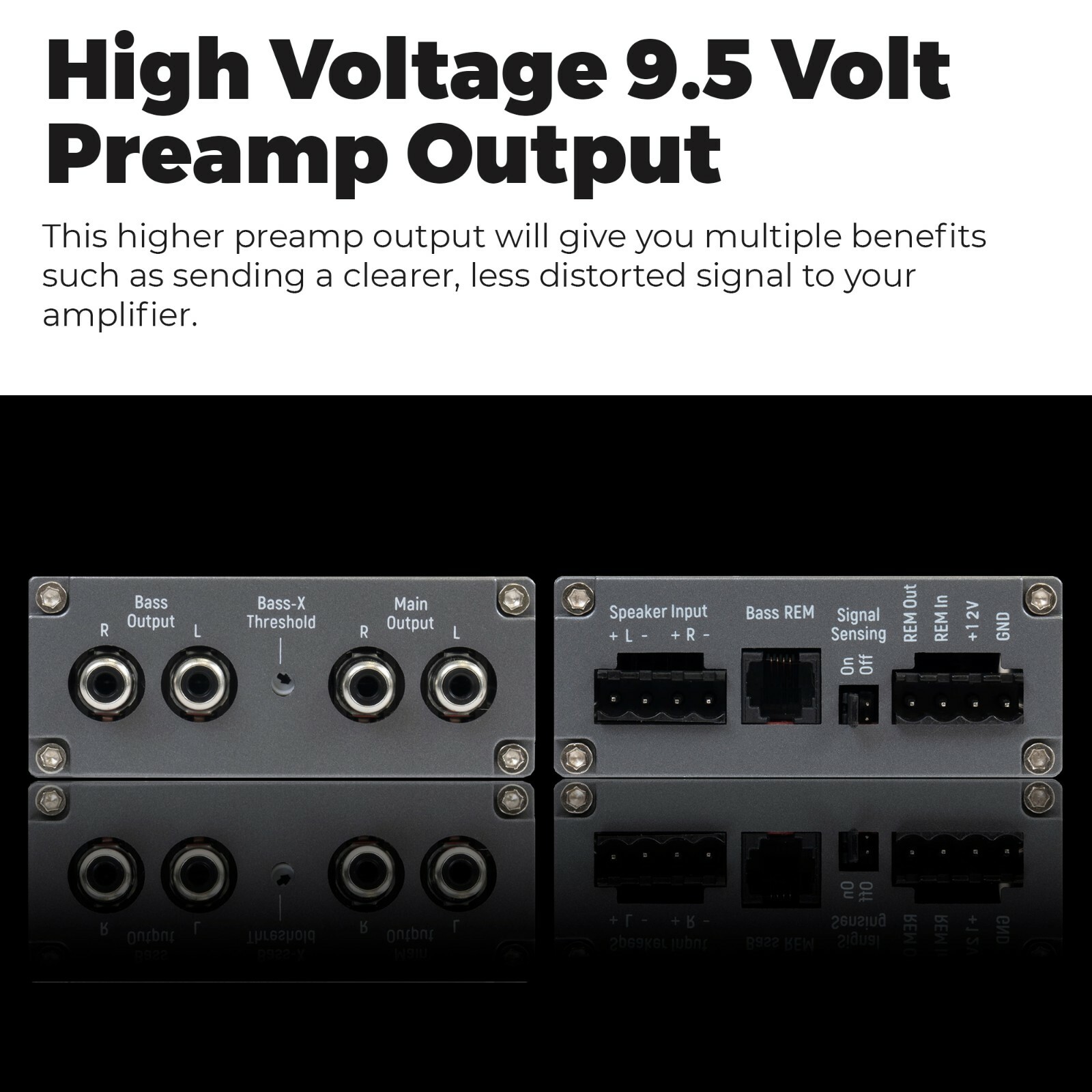 NVX XLCA2 2-Channel Line Out Converter with xBOOST Includes Remote Bass ...