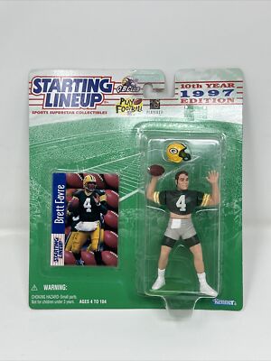 1997 Edition Starting Lineup Brett Favre - NFL Action Figure - Green ...