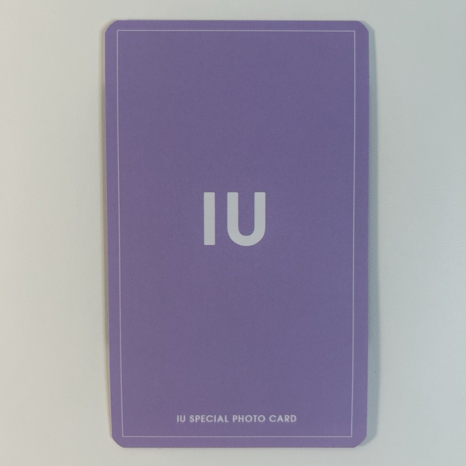 IU dlwlrma Photocard Instagram Special Photo Card Authentic Korea Kpop ...