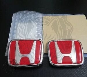 Set distintivo emblema rosso Honda S2000 AP1 AP2 75701-S2A-000ZE 75700 ...