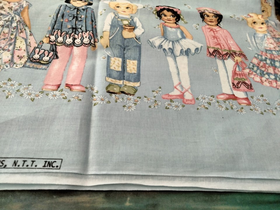 PAPER DOLLS FABRIC BY PATTY REED DESIGN 2004 L | eBay