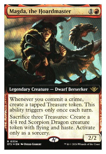 Magda, the Hoardmaster (showcase)(foil) Thunder Junction MTG-NM+ ...