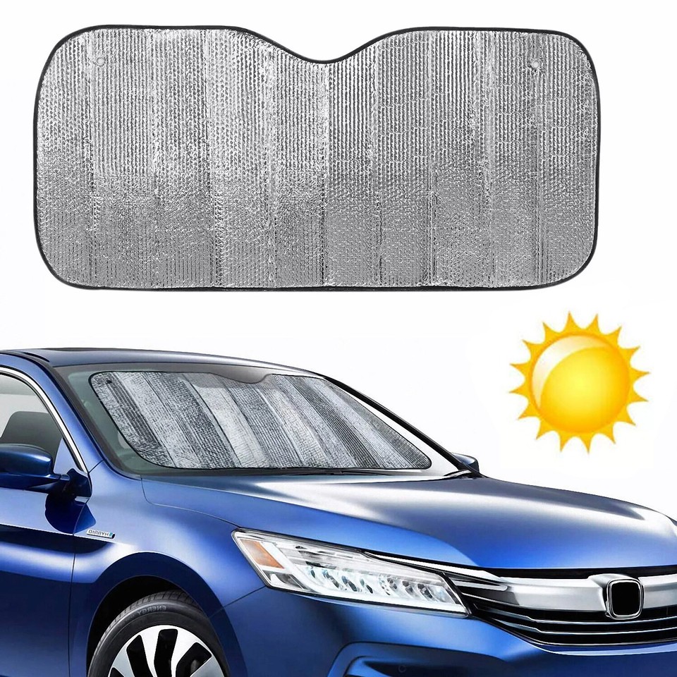 Foldable Car Windshield Sun Shade Reflective Sun Visor Large Car Window ...