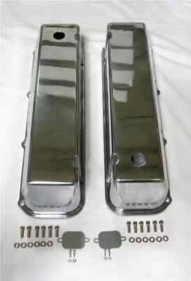 Big Block Ford Tall Polished Aluminum Valve Covers 429 460 BBF With ...