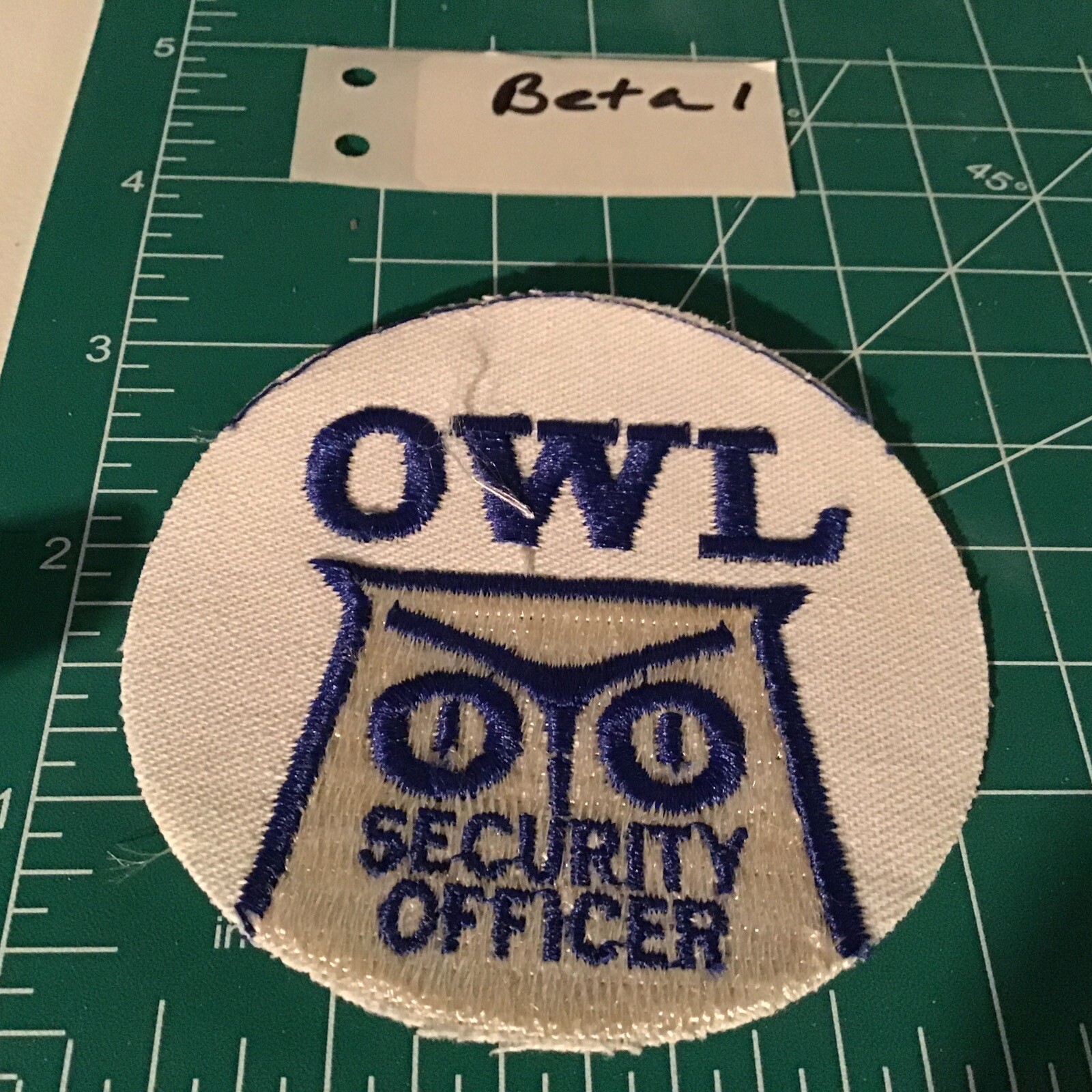 Owl Security Officer Patch 3" | eBay