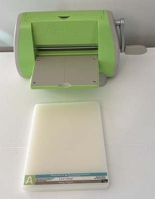 Cuttlebug embossing machine crank Excellent Condition with A Plate | eBay