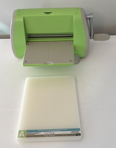 Cuttlebug embossing machine crank Excellent Condition with A Plate | eBay