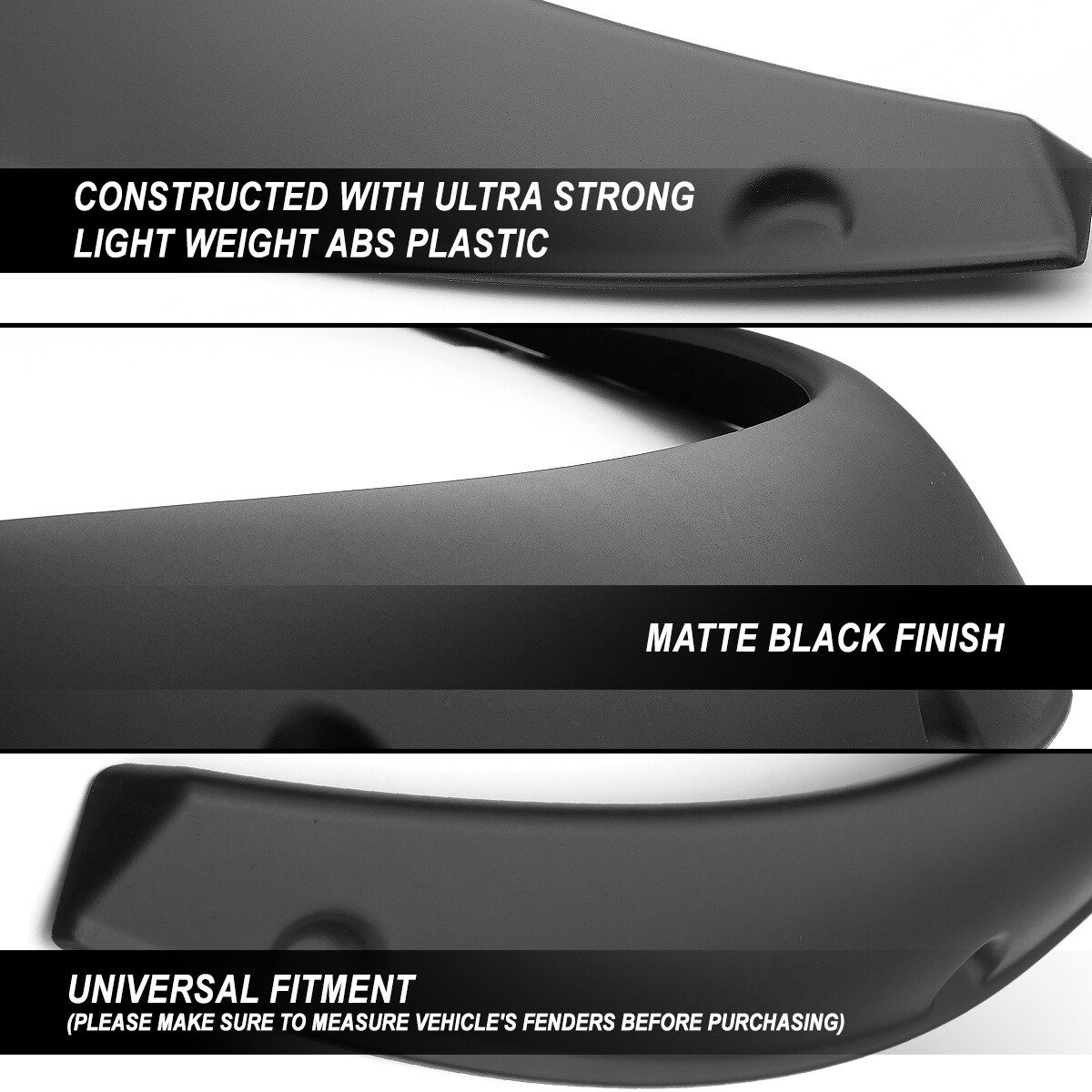 For Ford Mustang SN95 4th Fender Flares Extra Wide Body Kit Wheel ...