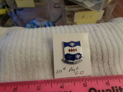 312th Regiment G23 Unit Crest, DI, DUI (DRAW#A9) | eBay