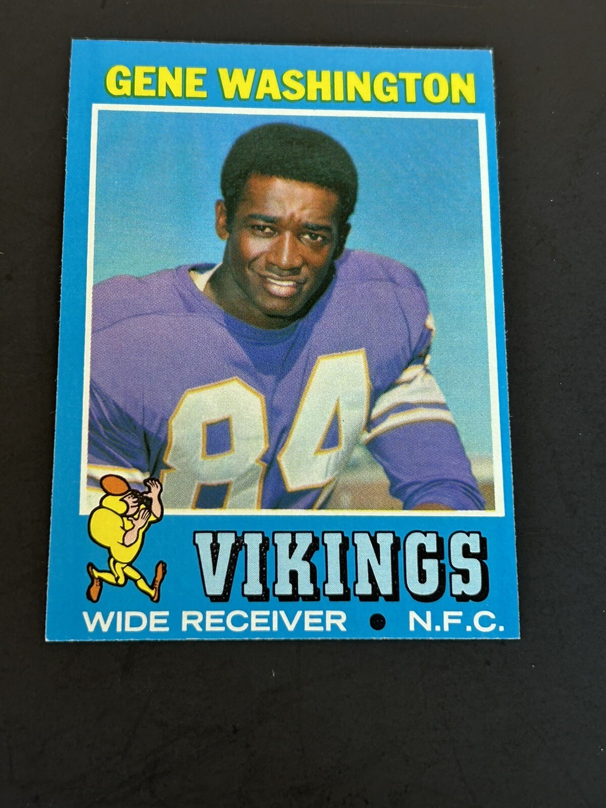 1971 Topps Football #130 Gene Washington EX+NM Vikings Michigan State ...