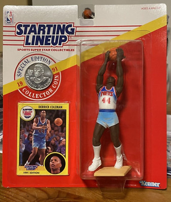 1991 Kenner Starting Lineup - DERRICK COLEMAN - New Jersey Nets | eBay