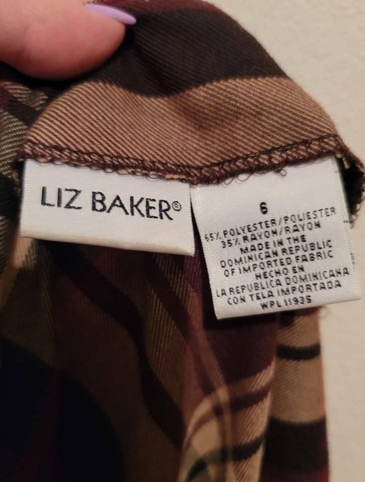 Liz Baker Plaid Skirt Maxi Vintage Size6 90s | eBay
