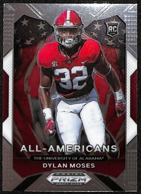 2021 Prizm Draft Picks Dylan Moses #190 All American Alabama Crimson ...