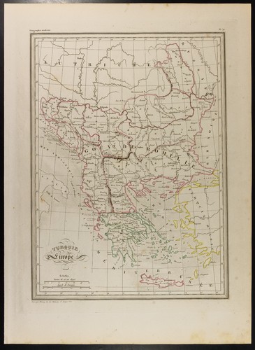 Antique Map 1846: Turkey of Europe, Anatolia. Malte-Brun | eBay