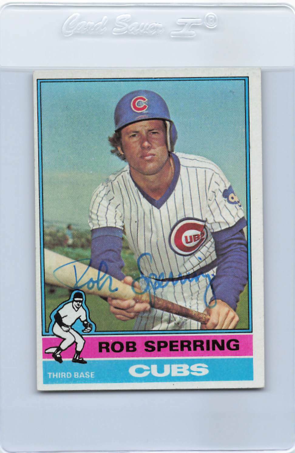1976 Topps #323 Rob Sperring Chicago Cubs Signed Auto *F6477 | eBay
