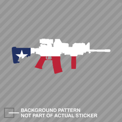Texas State Shape AR15 Sticker Decal Vinyl AR-15 M16 M-16 TX | eBay
