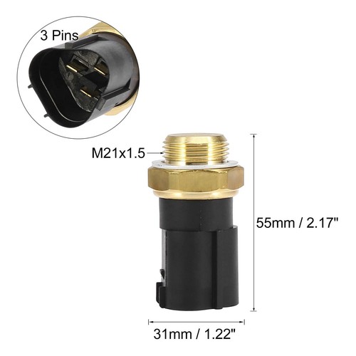 Cooling Fan Thermal Switch Temperature Sensor Fits VW Golf Jetta Beetle ...