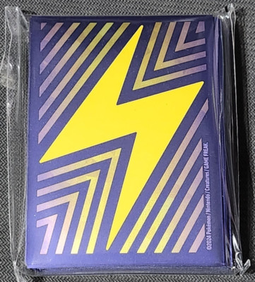 x65 Sealed Lightening Bolt Surging Sparks Card Sleeves from Pokemon TCG ...