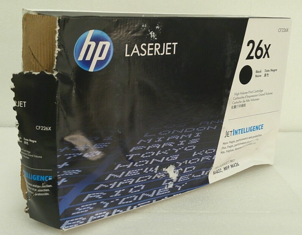 HP CF226XC 26X High Yield LaserJet Toner Cartridge - Black for sale ...