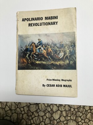 Apolinario Mabini Revolutionary Cesar Adib Majul 1964 Philippines ...