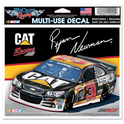 RYAN NEWMAN #31 CATERPILLAR CHEVY SS NASCAR NUMBER 6" X 5" MULTI-USE ...
