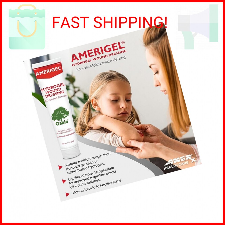 AMERIGEL Hydrogel Wound Dressing (1 oz.) - Provides Moisture-Rich ...