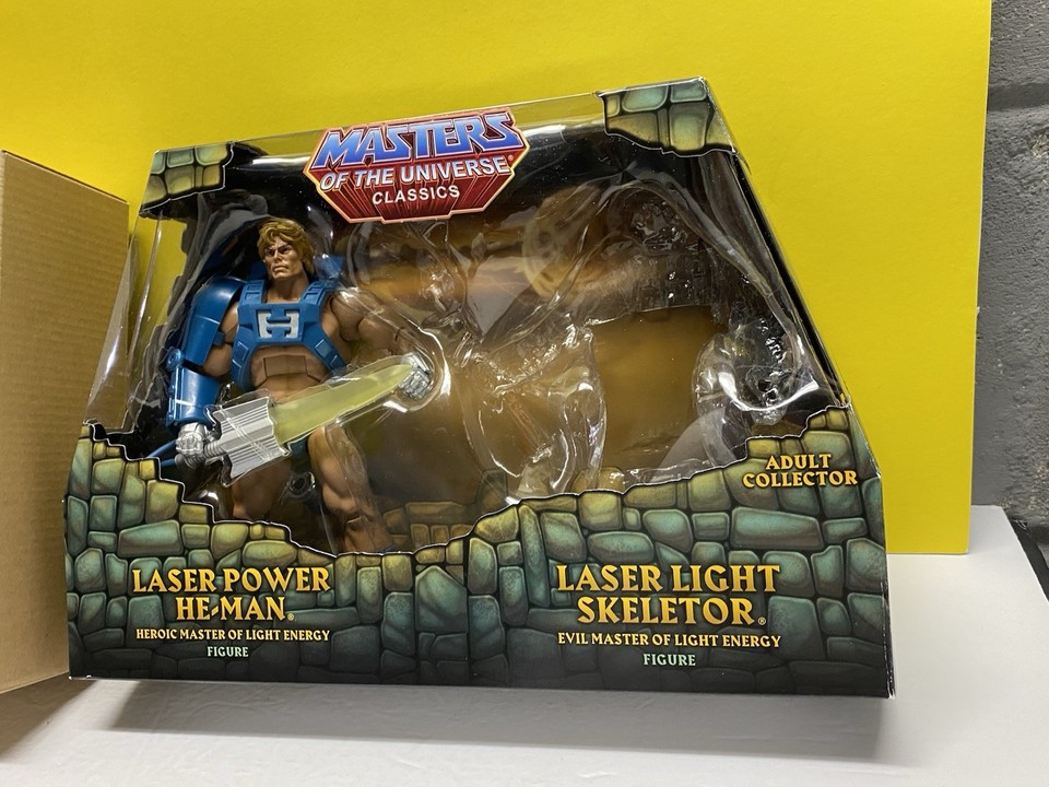 2015 MOTU Classics Masters of the Universe LASER POWER He-Man Factory ...
