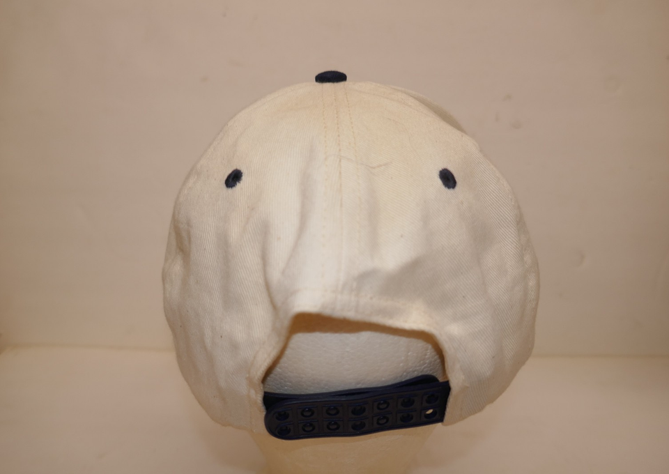 Vintage La-Z-Boy Tennessee - Solid Back - Snap Back Hat white w blue | eBay