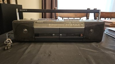 Sony CFS-W301 FM/AM Stereo Dual Cassette Boombox | eBay