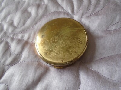 Vintage Brass Powder Compact | eBay UK