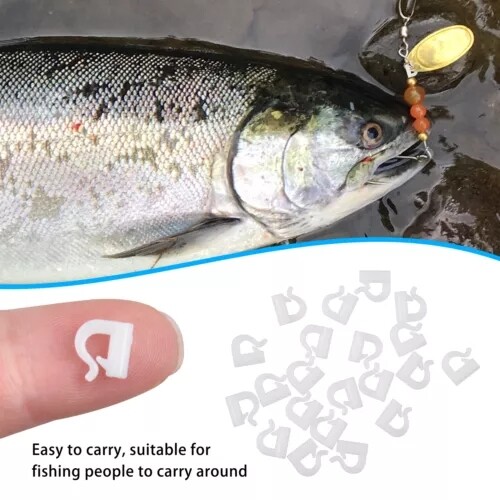 150x Fast Change Spinner Clevis Plastic Fishing Clevis Crawler Harness ...