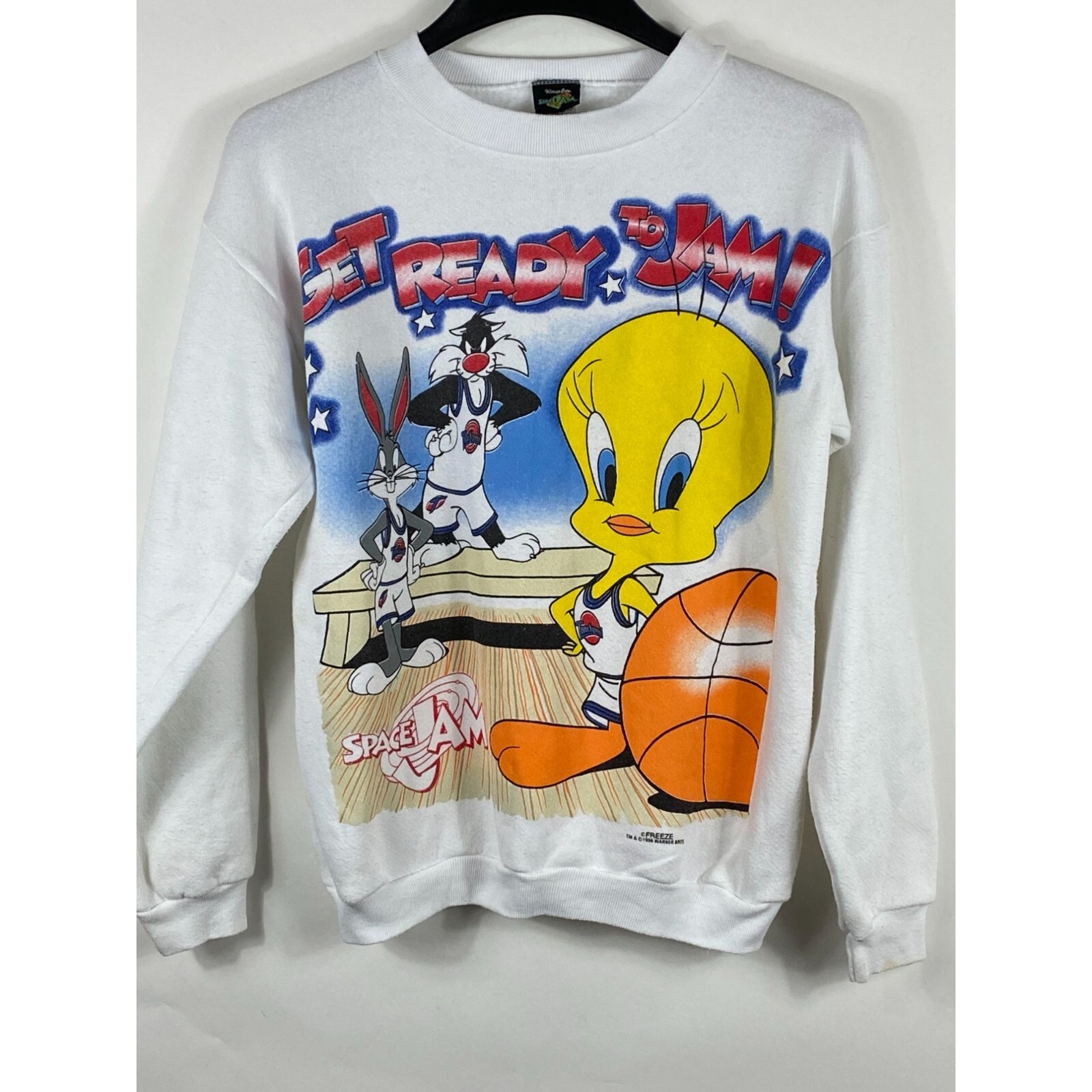 Vintage '96 Space Jam Looney Tunes Pullover Sweatshir… - Gem
