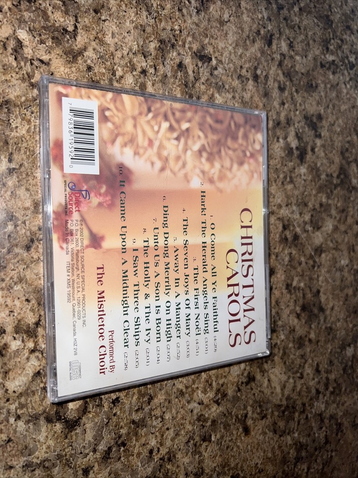 Christmas Carols Music CD 2002-08-20 - Direct Source Label Christmas CD ...