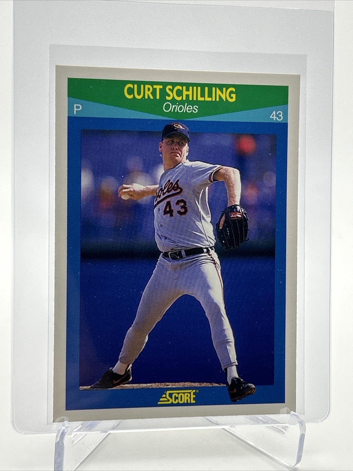 1990 Score Rising Stars Curt Schilling Rookie Card #94 Mint FREE ...