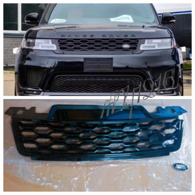 Gloss Black For Range Rover Sport 2018 2019 2020 Front Bumper Upper ...