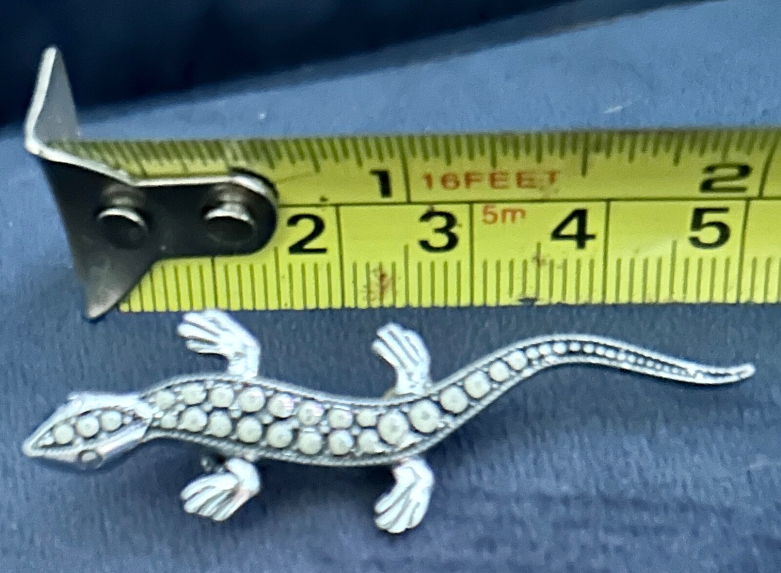 Vintage Estate MADE IN GERMANY STERLING 925 LIZARD Salamander Gecko ...