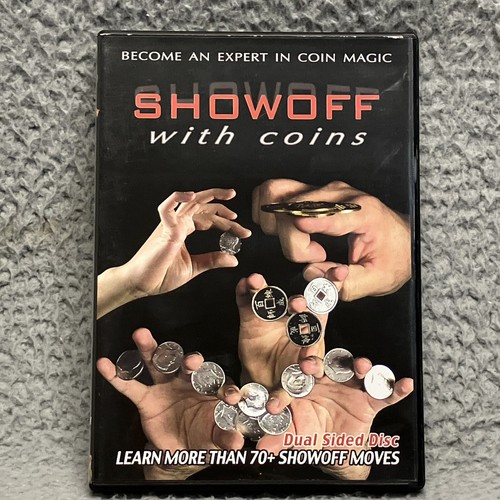 Showoff With Coins DVD Dual Sided Disc 70+ Showoff Moves (Magic Makers ...