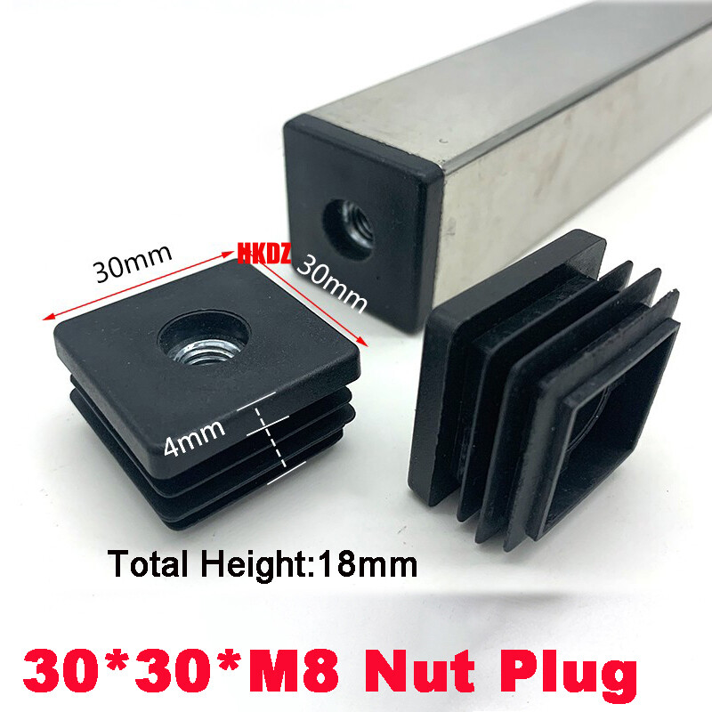 Square Height Adjustable Table Foot Furniture Leveling Machine Feet/Nut ...