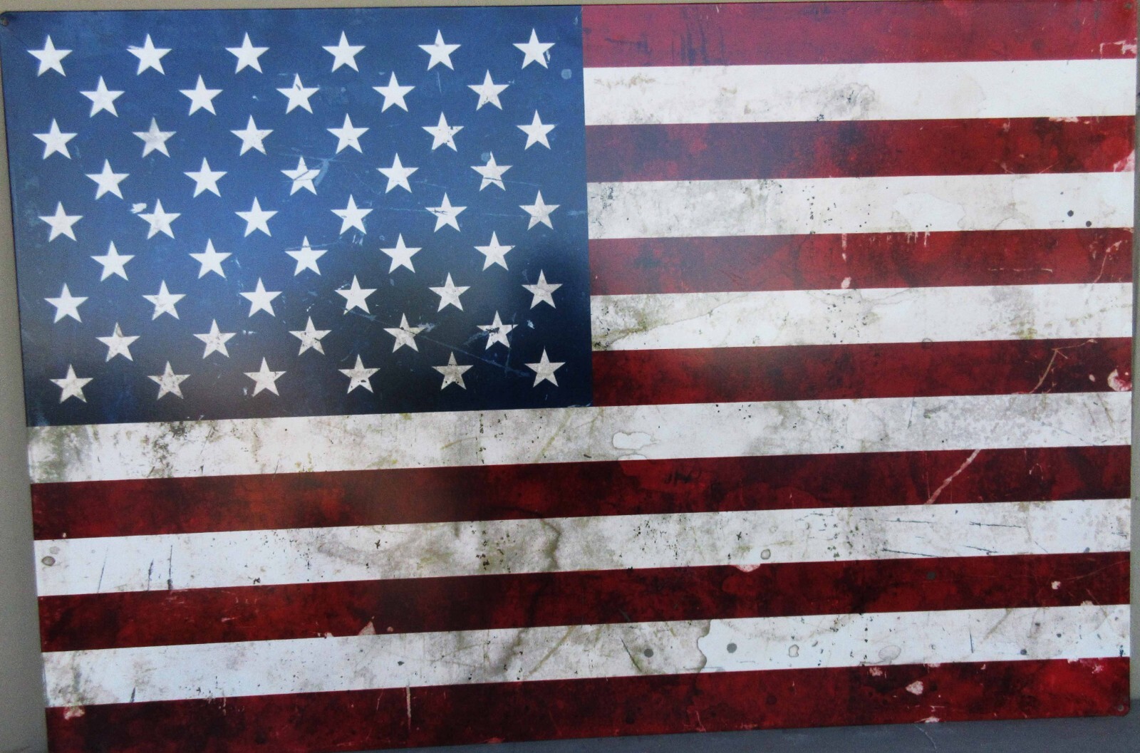 American Flag Metal Sign 36" by 24" | eBay